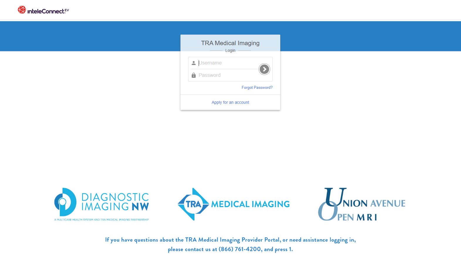 Provider Portal Access and Information - TRA Medical Imaging